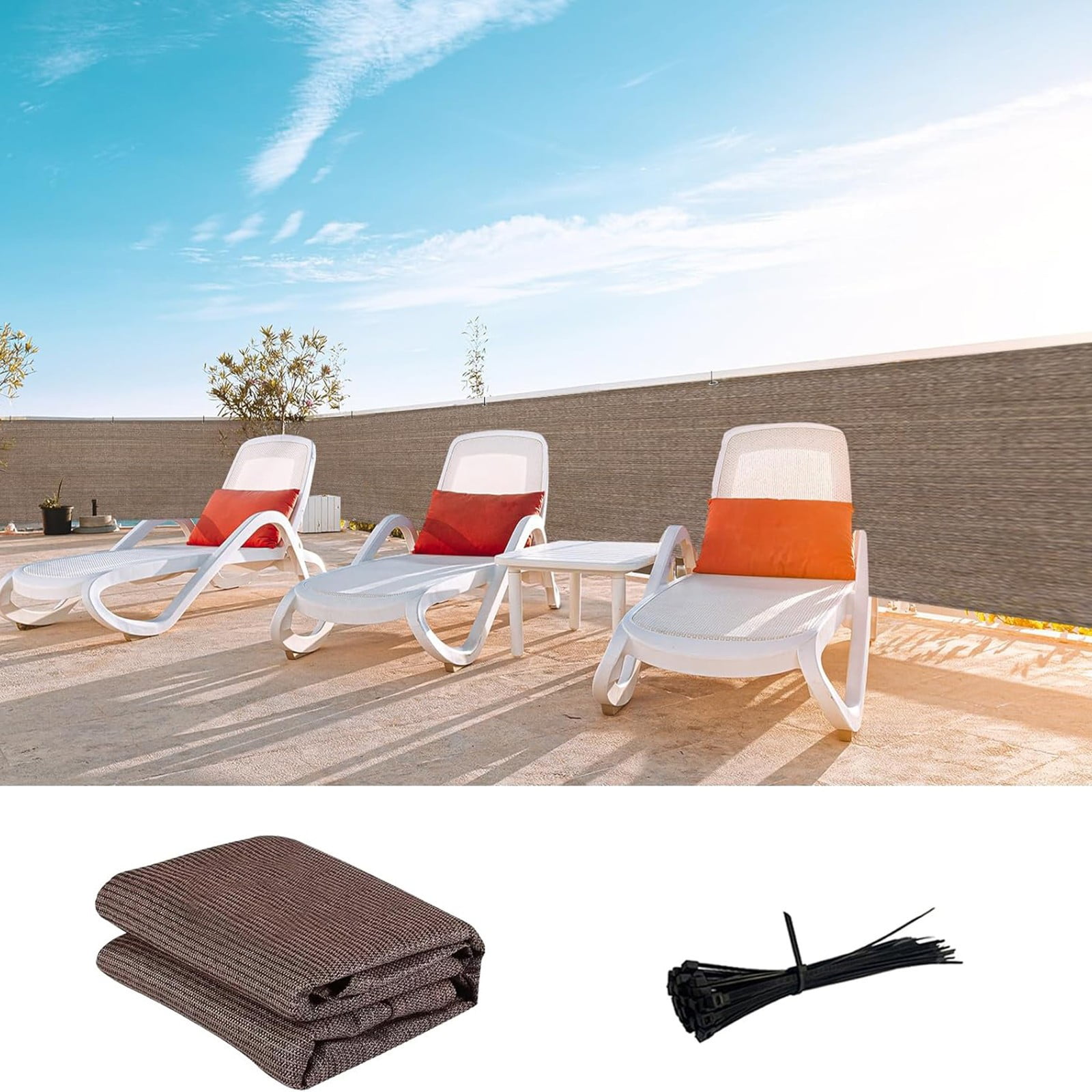 Sycwsmn Outdoor Fabric Fabric Shading Privacy Caring Camping Courtyard ...