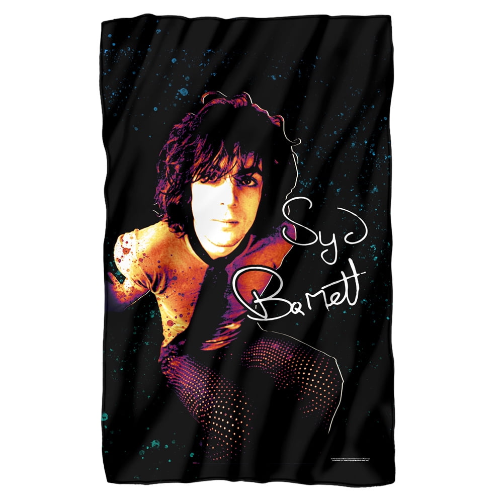 Syd Barrett Blanket, 50"x60" Neon Splatter Fleece Blanket - Walmart.com