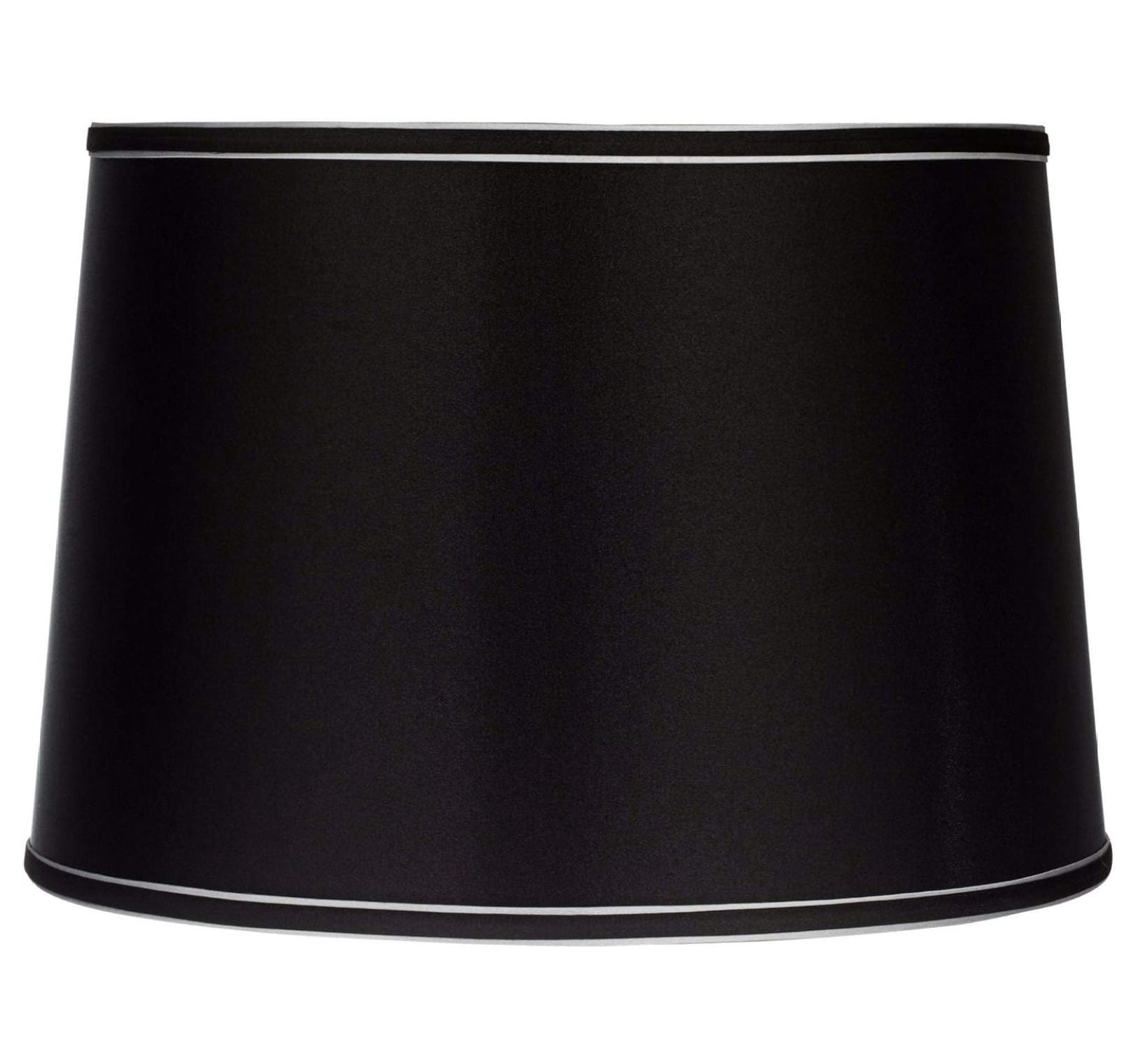 Sydnee Collection Black Medium Drum Lamp Shade 14" Top x 16" Bottom x ...
