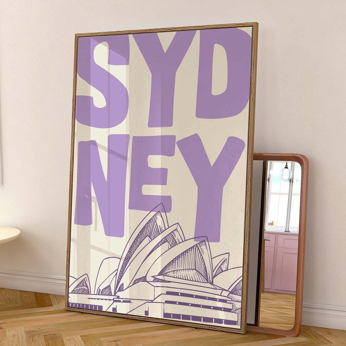 Sydney Art Print Vintage Sydney Wall Art Retro Poster Sydney Opera ...
