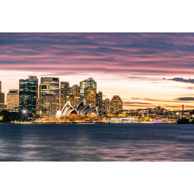 Sydney Australia Opera House Skyline Sunset Photo Photograph Cool Wall ...