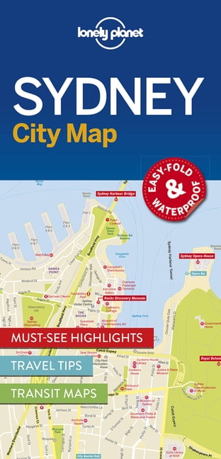 Sydney City Map - Folded Map - Walmart.com
