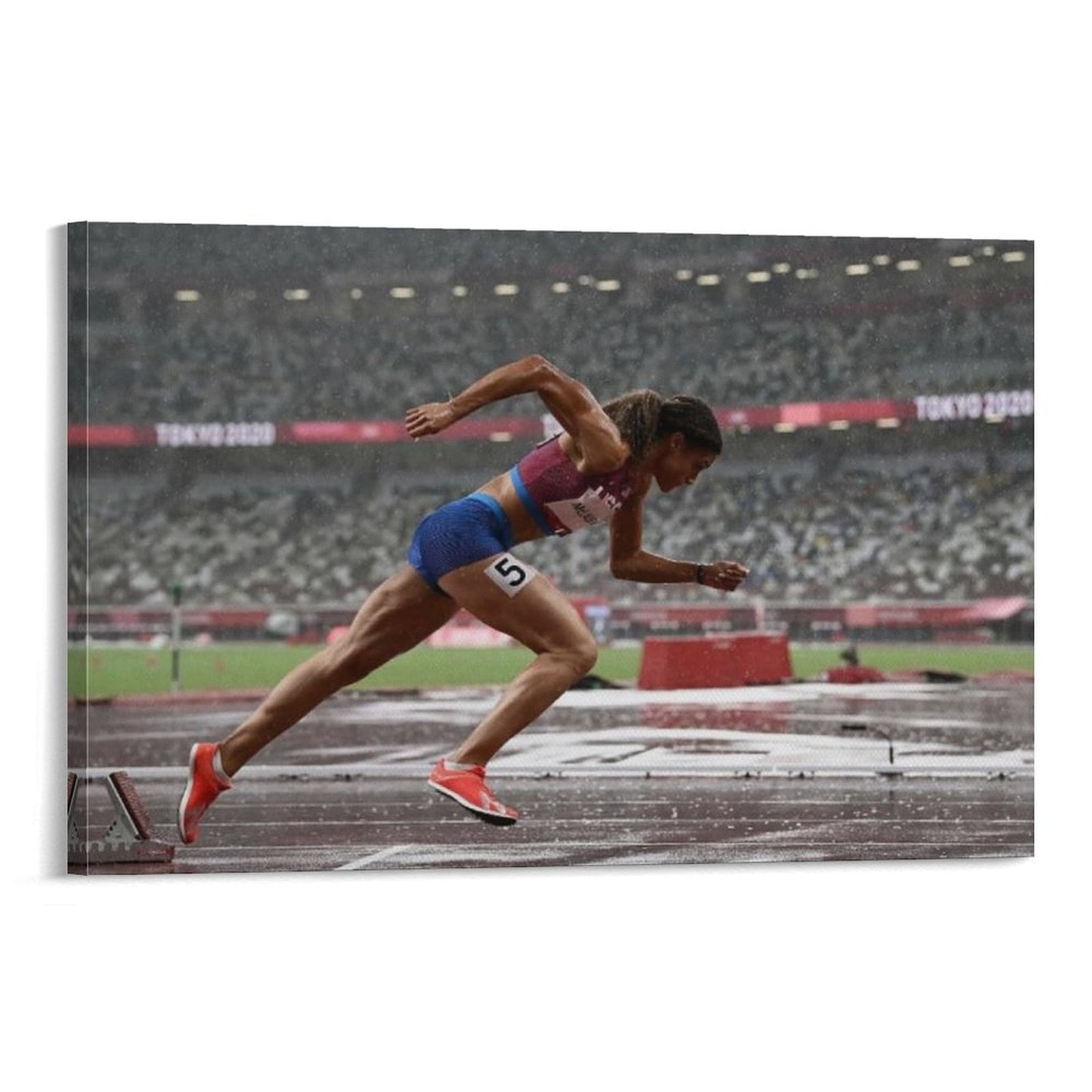 Sydney McLaughlin Poster Hurdles Poster Home Decor Poster Wall Art ...