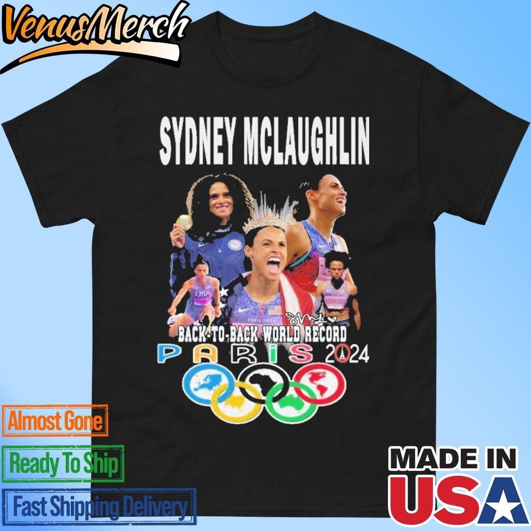 Sydney Mclaughlin Back To Back World Record Paris 2024 T Shirt ...