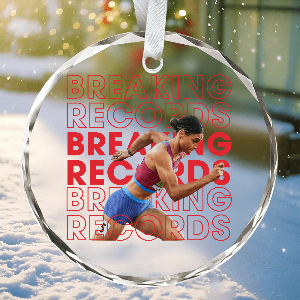 Sydney Mclaughlin Paris Usa Track Ornament, Home Decoration, Crystal ...