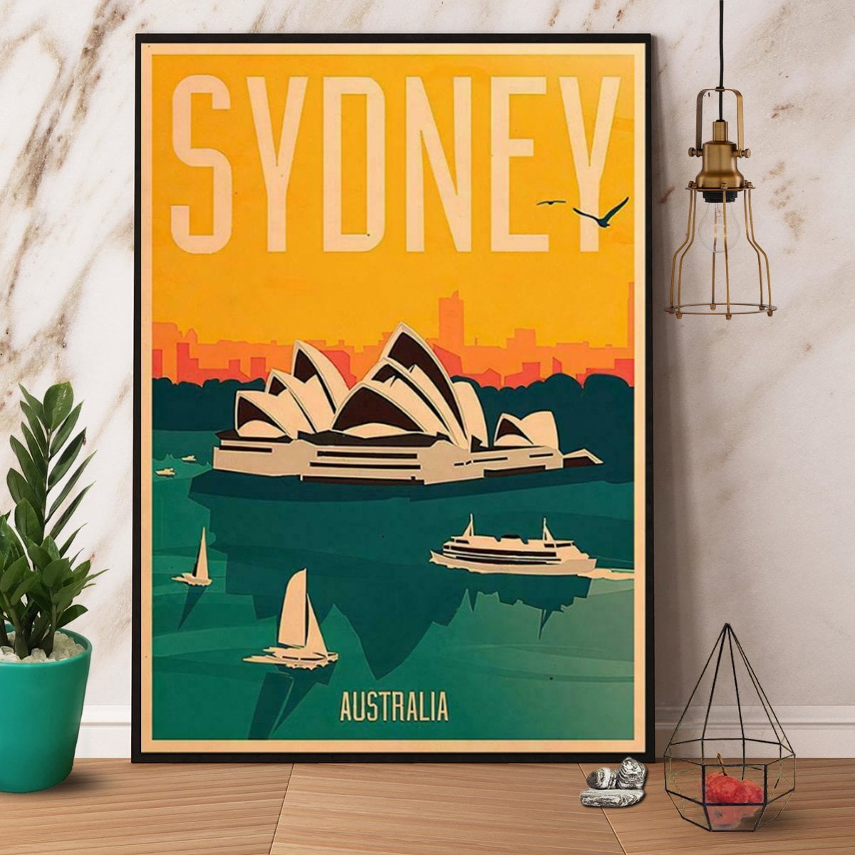 Sydney Opera House Australia River Vertical Paper Poster No Frame 11 x ...