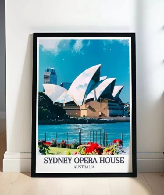Sydney Opera House Wall Art - Sydney Harbour And Royal Botanic NO ...