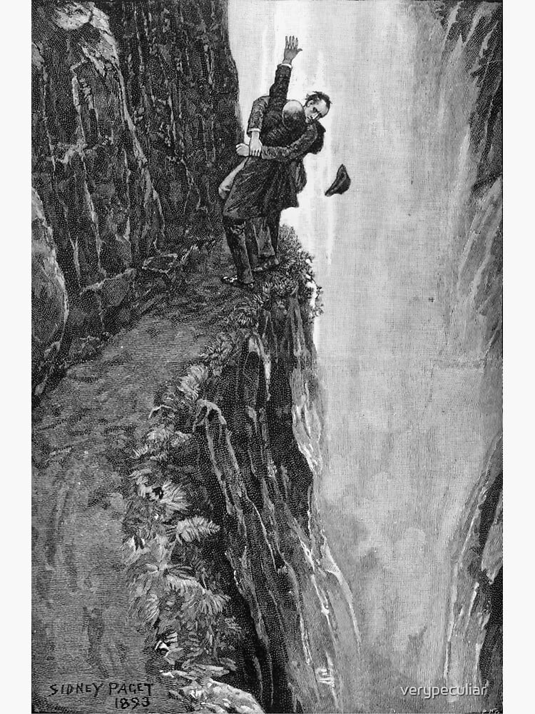 Sydney Paget - Fantastic print from Sherlock Holmes The Final Problem ...