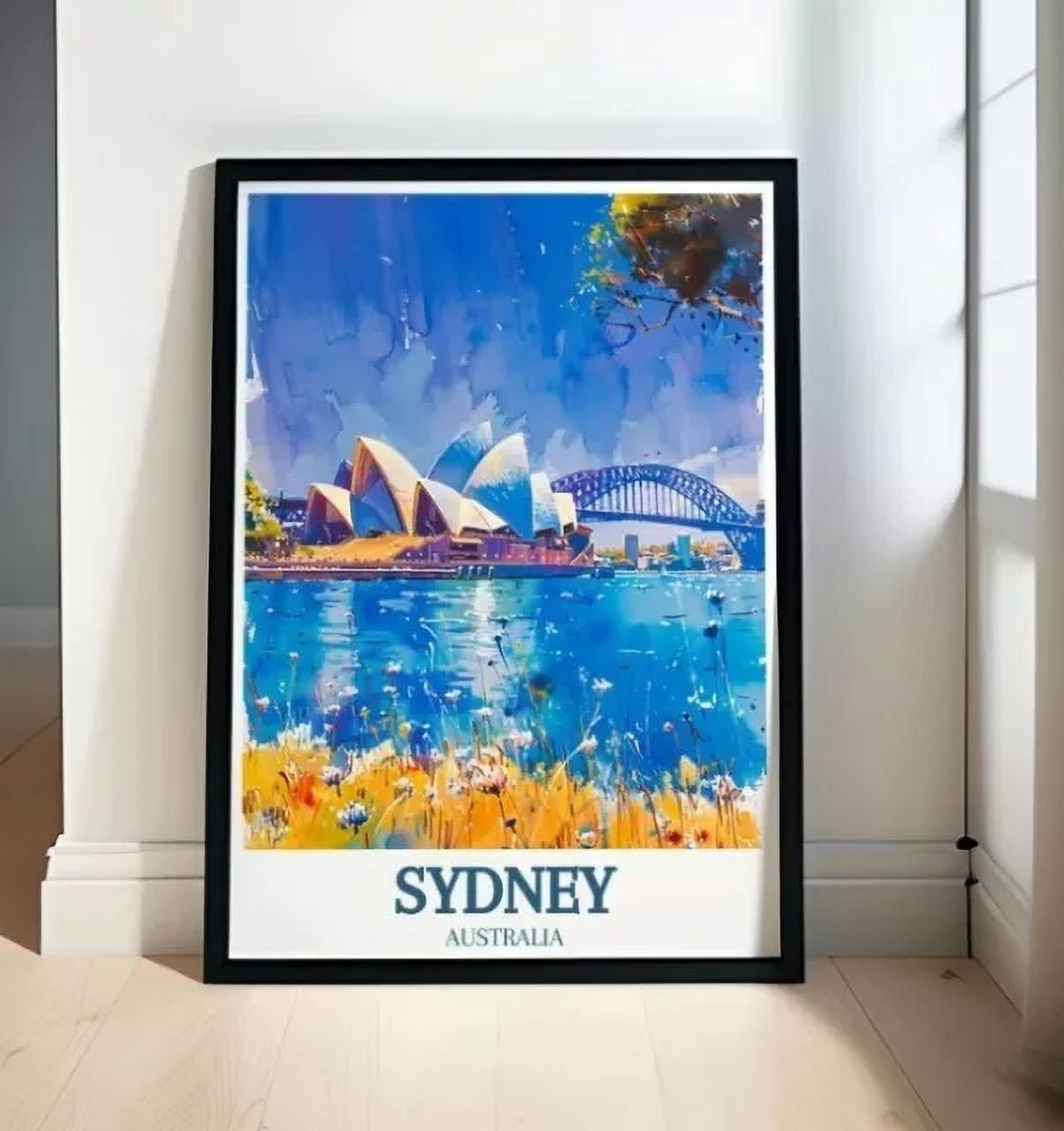 Sydney Pint - Sydney Opera House And Harbour Bridge Decor NO FRAMED ...