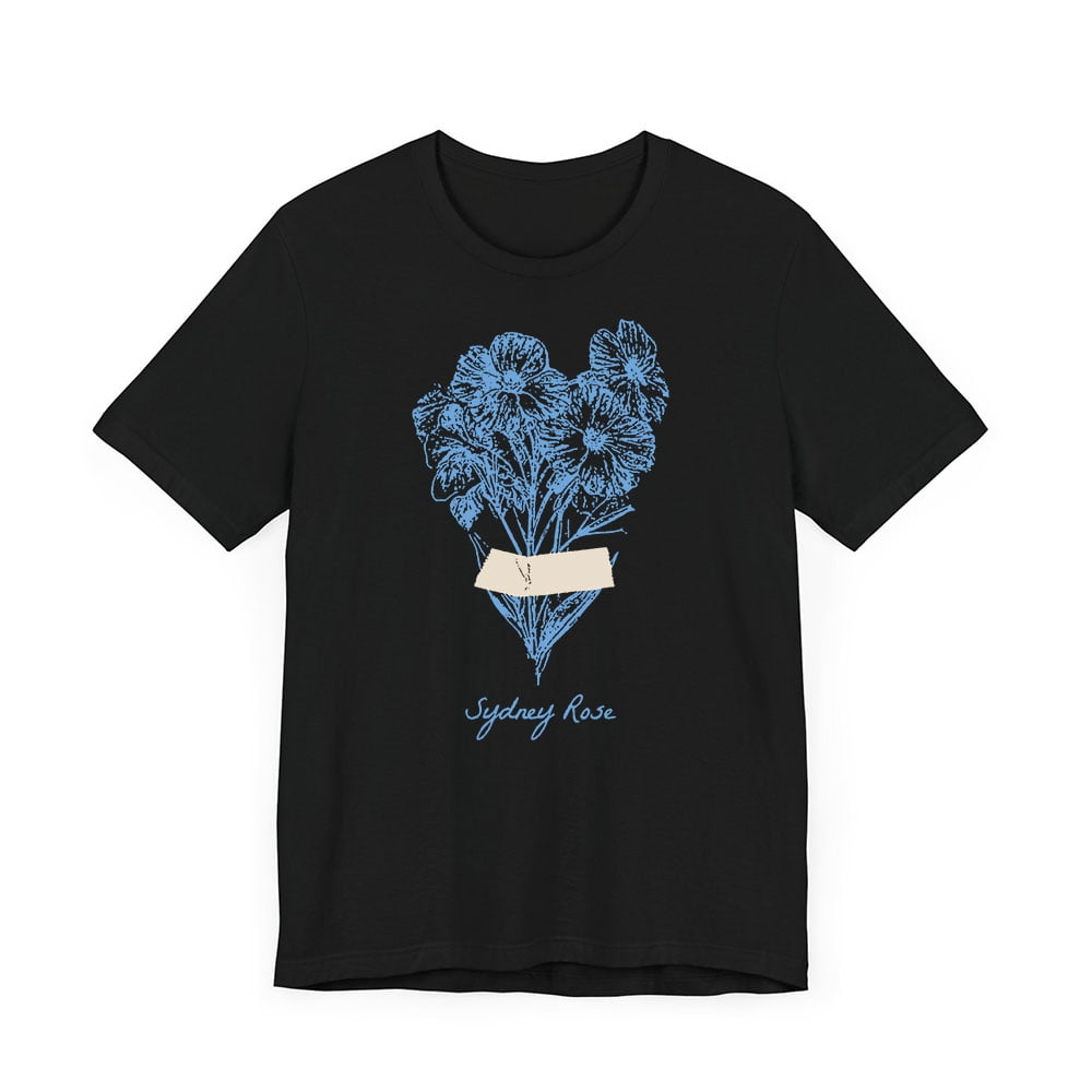Sydney Rose Merch Flower Tape T-shirt Men Women Shirt Short Sleeve ...