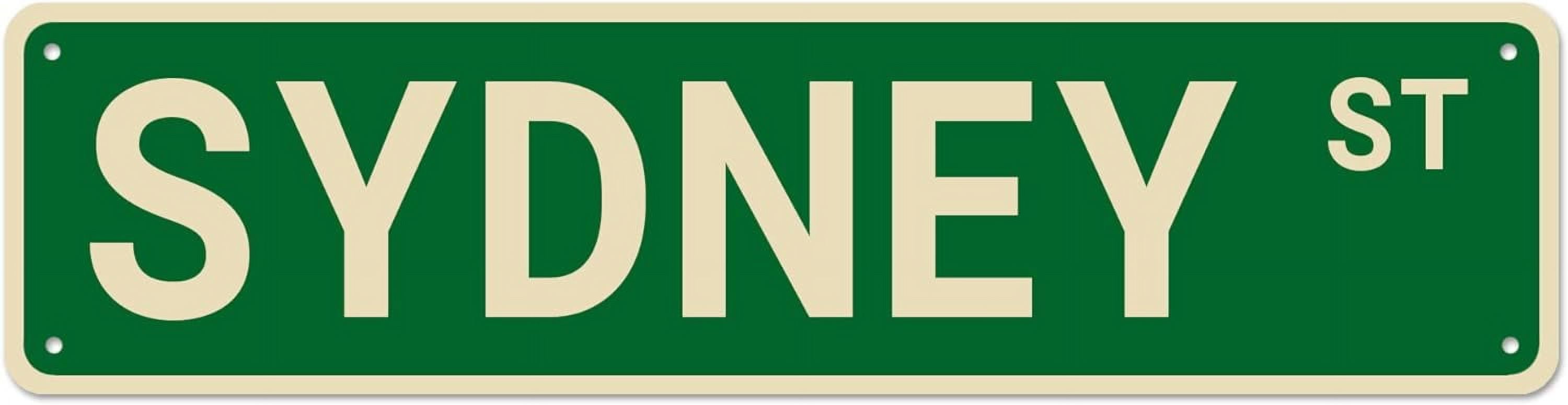 Sydney Street Signs, Sydney Decor Sydney Sign Sydney Gift, Wall Decor ...
