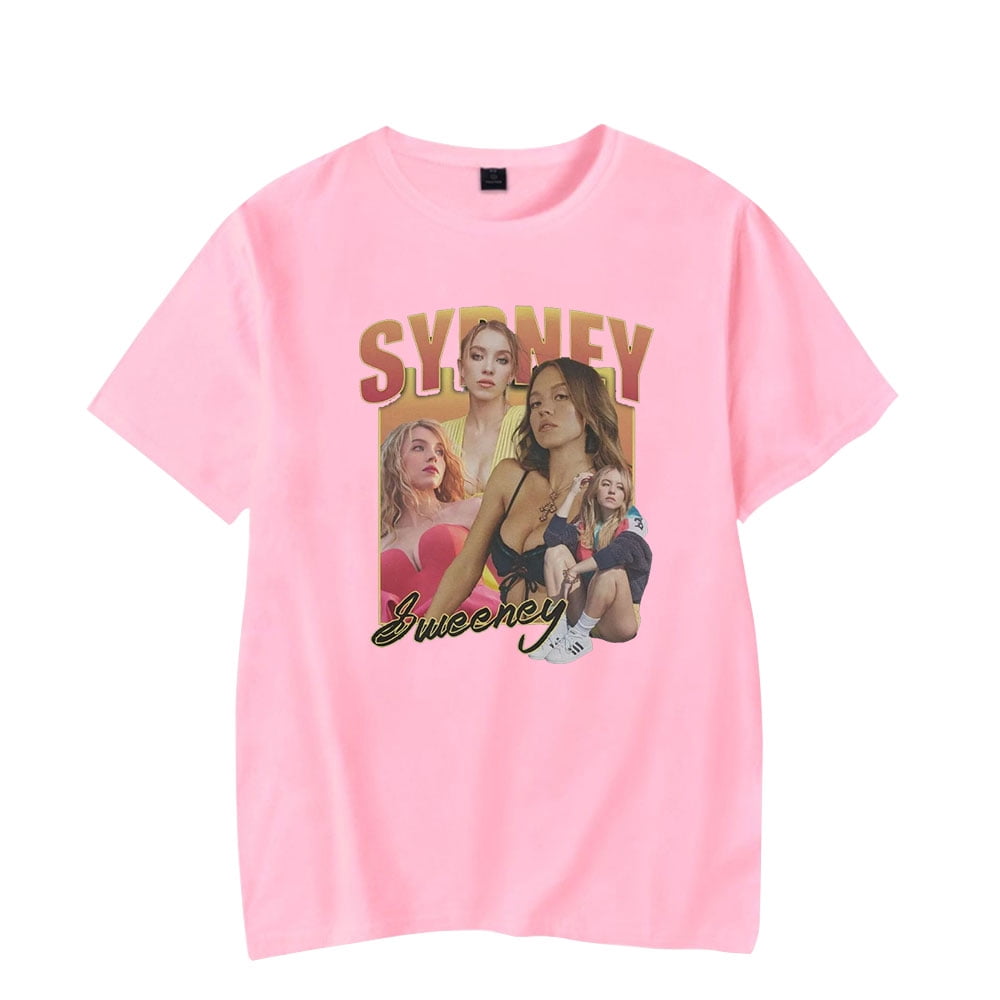 Sydney Sweeney Merch 2025 T-Shirts Women Clothes Trend Casual Short ...