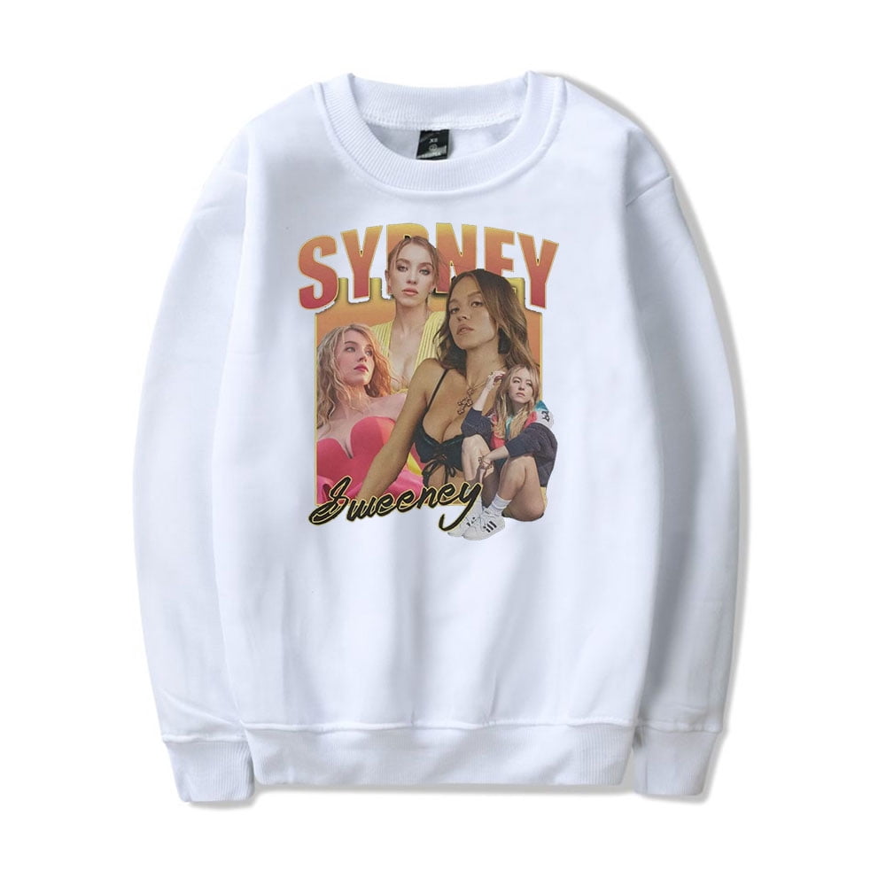 Sydney Sweeney Merch 2025 crew neck sweatshirt Long sleeve Fashion ...