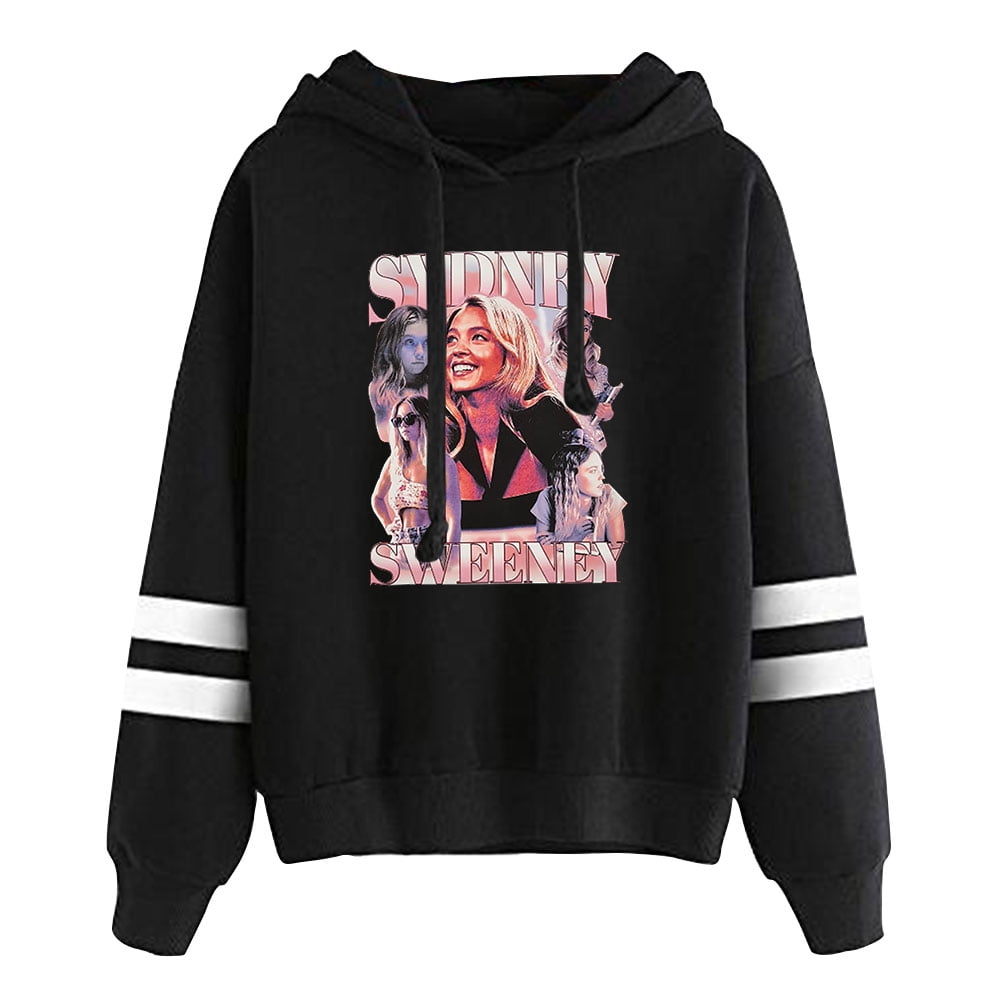 Sydney Sweeney Pocketless Parallel Bars Sleeve Sweatshirt - Walmart.com