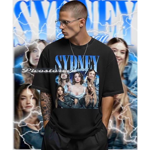 Sydney Sweeney Vintage Shirt, Sydney Sweeney Homage Tshirt, Sydney ...
