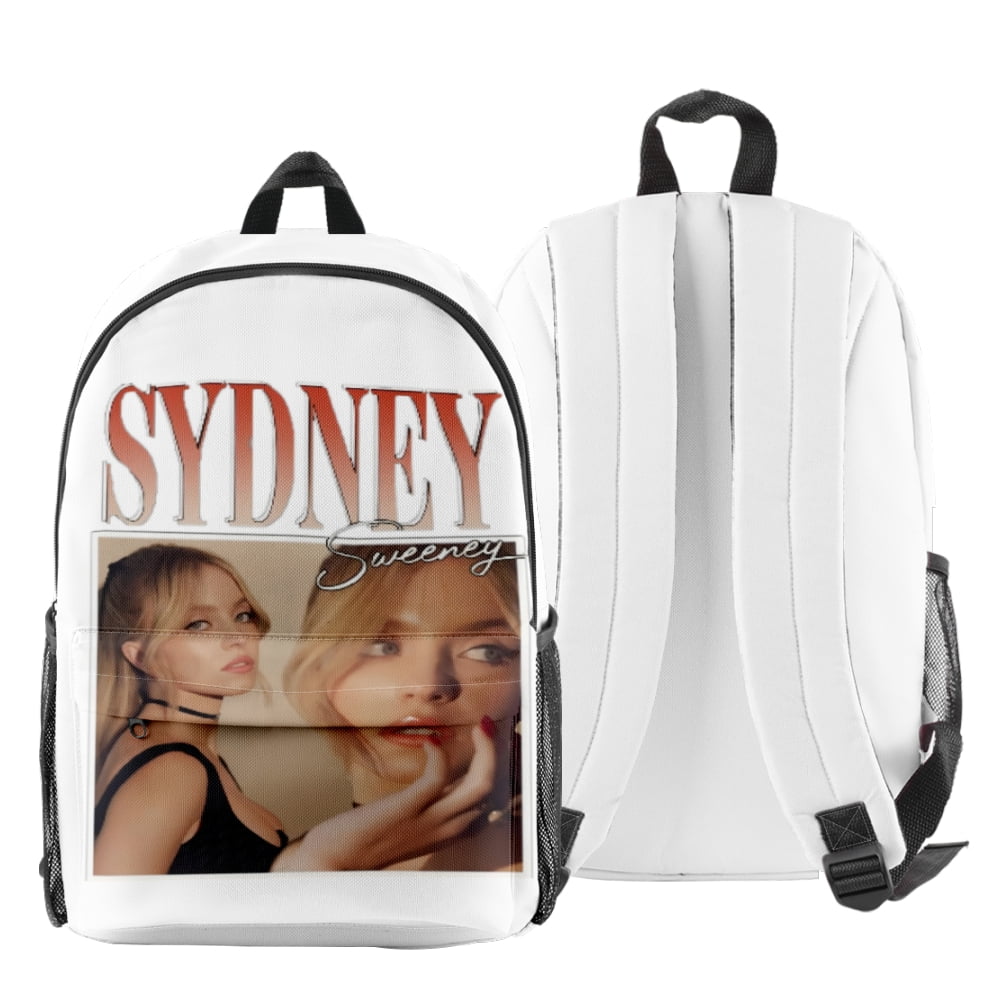 Sydney Sweeney Zip Pack Fashion Zip Pack Streetwear Casual Zip Backpack - Walmart.com