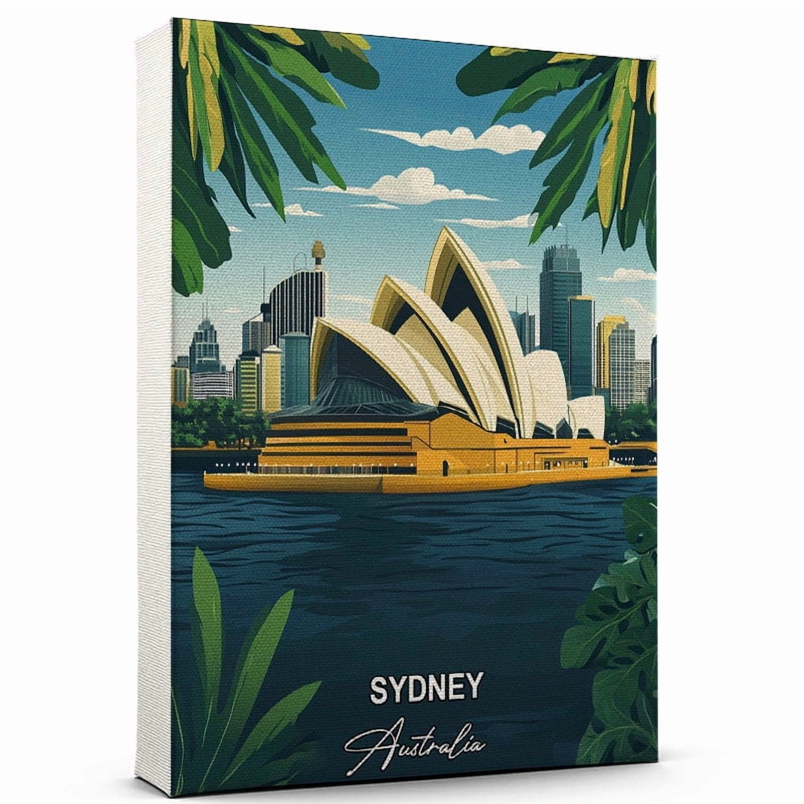Sydney Travel Canvas Wall Art – Australia Canvas – Travel-Inspired ...
