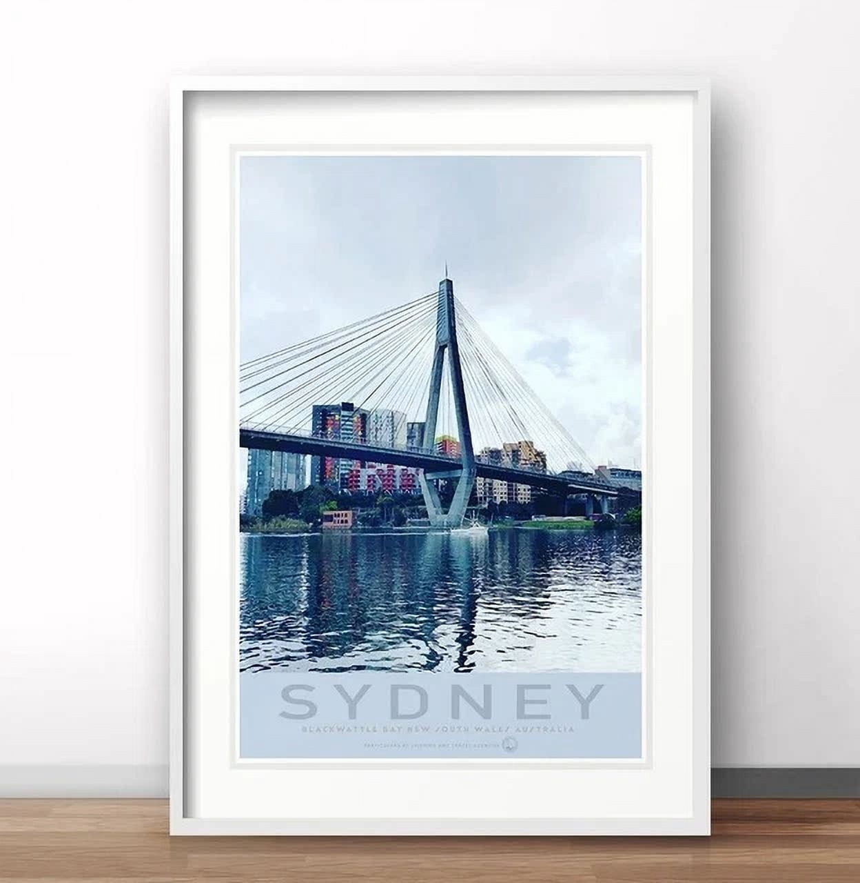 Sydney Vintage Poster, Sydney Australia Retro Print, Vintage Australian ...