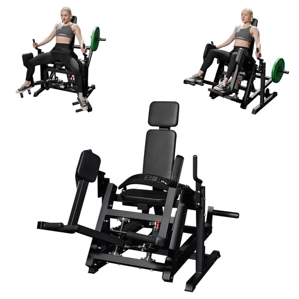 Syedee 3D Hip Abductor Machine with Hip Thrust Function, Incline Hip ...