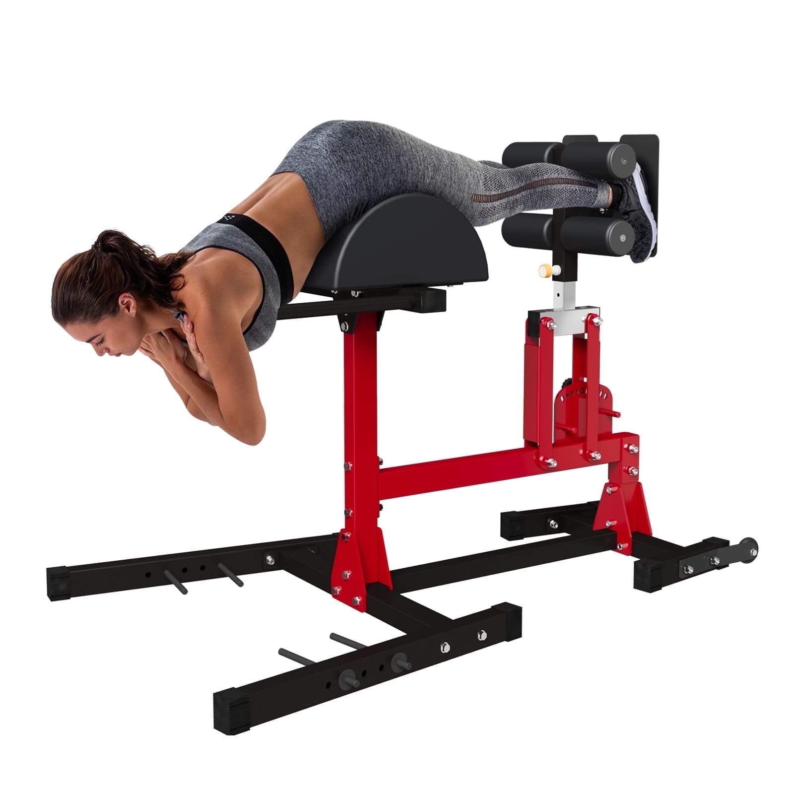 Syedee Adjustable Glute Ham Developer Machine(GHD), Hyperextension ...