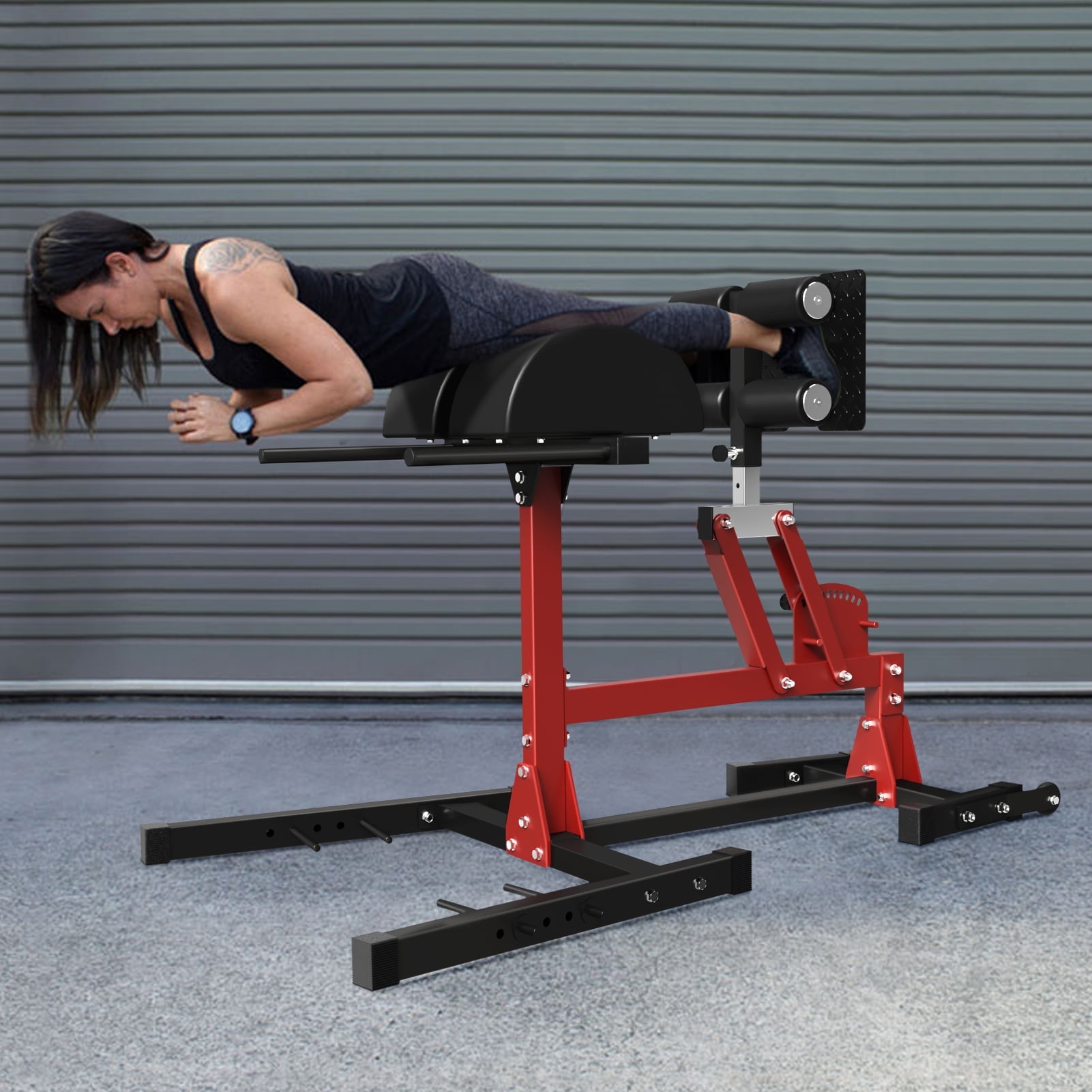 Syedee Adjustable Glute Ham Developer Machine(GHD), Hyperextension ...