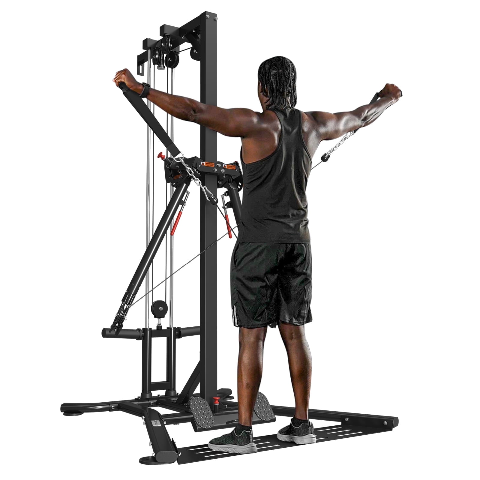 Syedee Functional Trainer, Dual Cable Cross, 900LBS Capacity, 3D Full ...