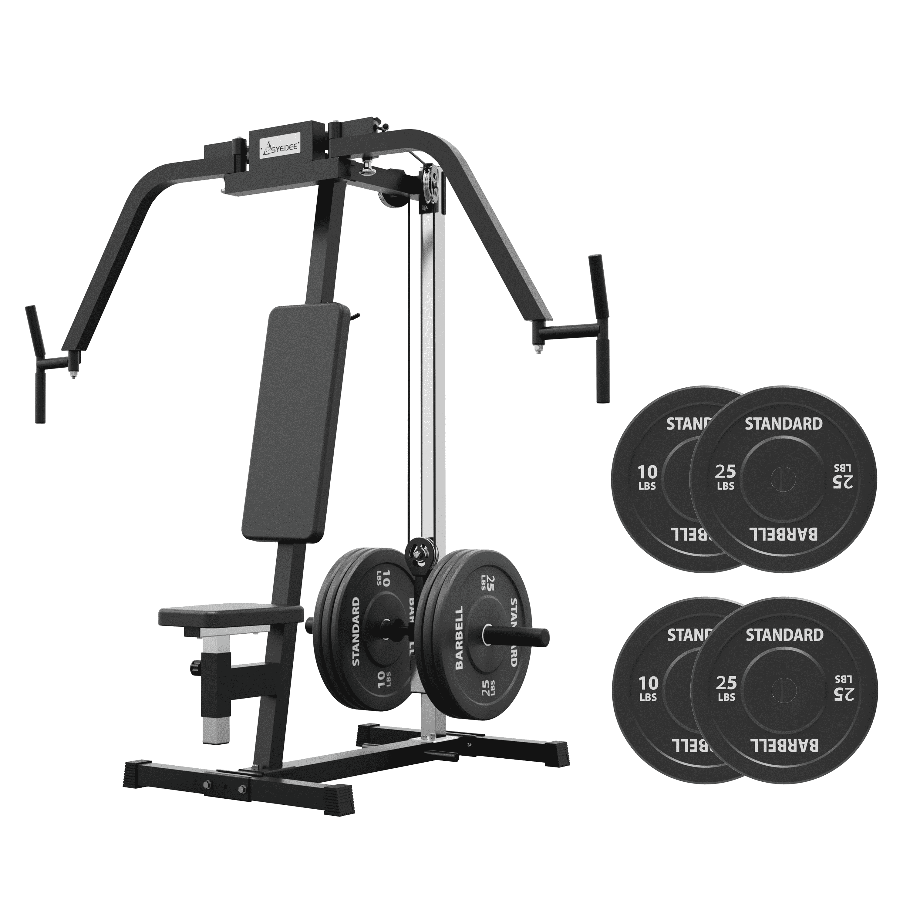 Syedee Chest Fly and Reverse Delt Machine, 400 LBS Upper Body Specialty ...