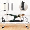 Lilypelle Pilates Reformer Machine Equipment with Spring for Home ...