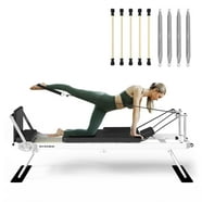 SWQQWEI Pilates Reformer Foldable,77'' Pilates Machine with Wheels Fast ...