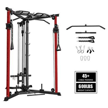 EONFIT Omni Home Gym: Cable Crossover, Lat Pulldown Tower with 33 ...