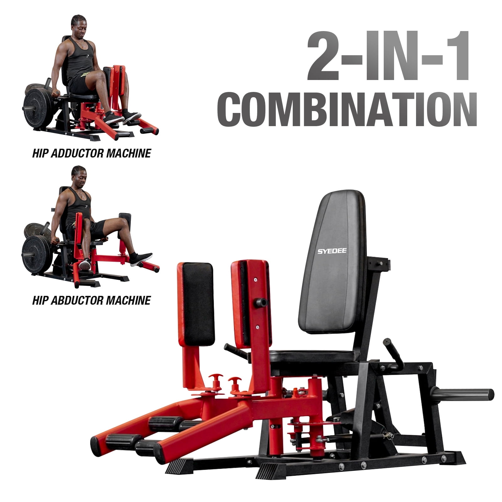 Syedee Hip Abductor Machine, Workout Equipment, Body Sculpting, Butt Exercise, Home Gym ...