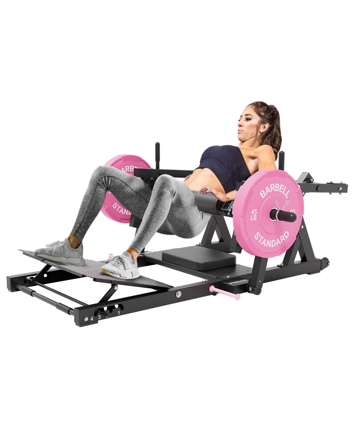 Syedee Glute Bridge & Hip Thrust Machine, 800LBS Plate-Loaded, Heavy ...