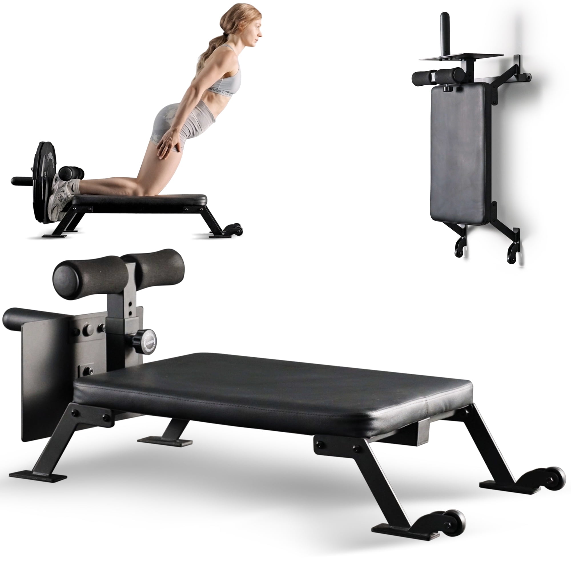 Syedee Nordic Curl Workout Bench - Home Gym Hamstring Curl Machine ...