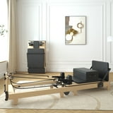 syedee Pilates Reformer Machine, Wood Pilates Bed Yoga Equipment for ...