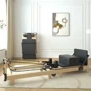 Janet - PersonalHour Wood Foldable Pilates Reformer Exercise Workout ...