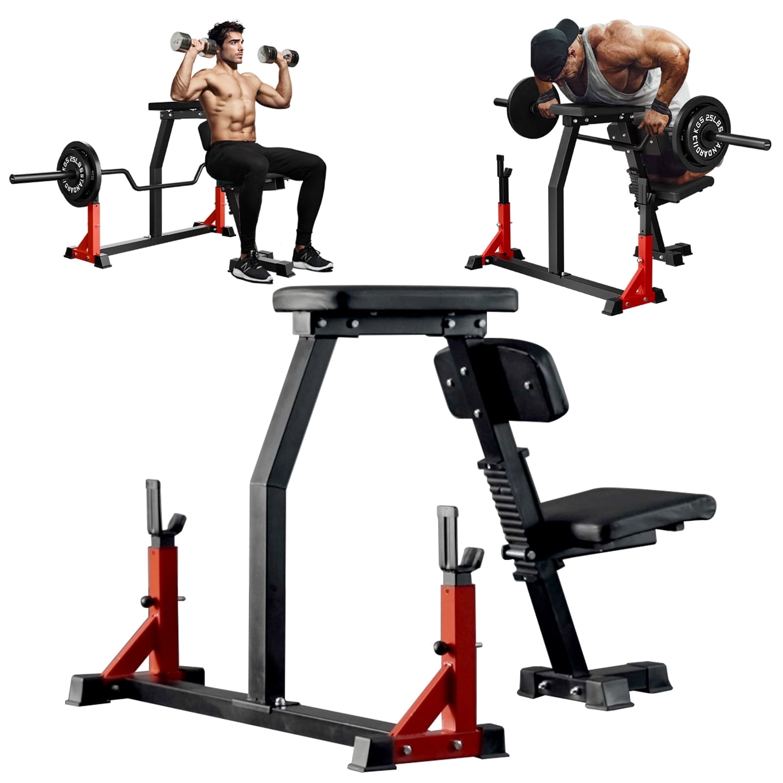 Syedee Seal Row Gym Workout Equipment, 1500LBS Capacity Back Exercise ...