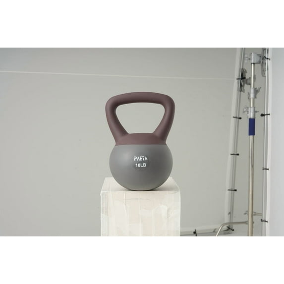 Syedee Soft Kettlebell Set –10lbs Anti-Slip Grip & Wide Handle Design ...