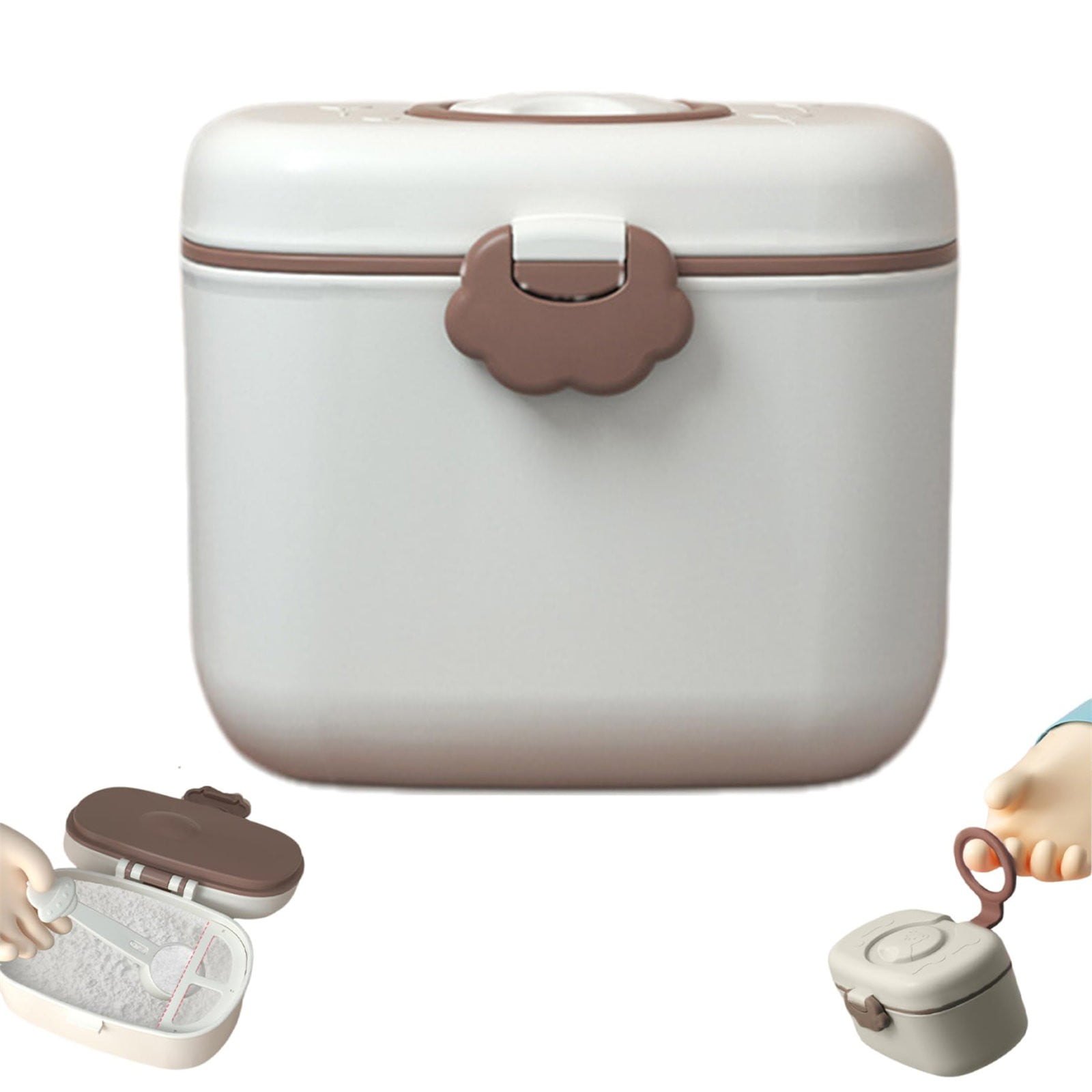 Syinda Baby Formula Dispenser Formula Container To Go 18.6 Oz Formula ...