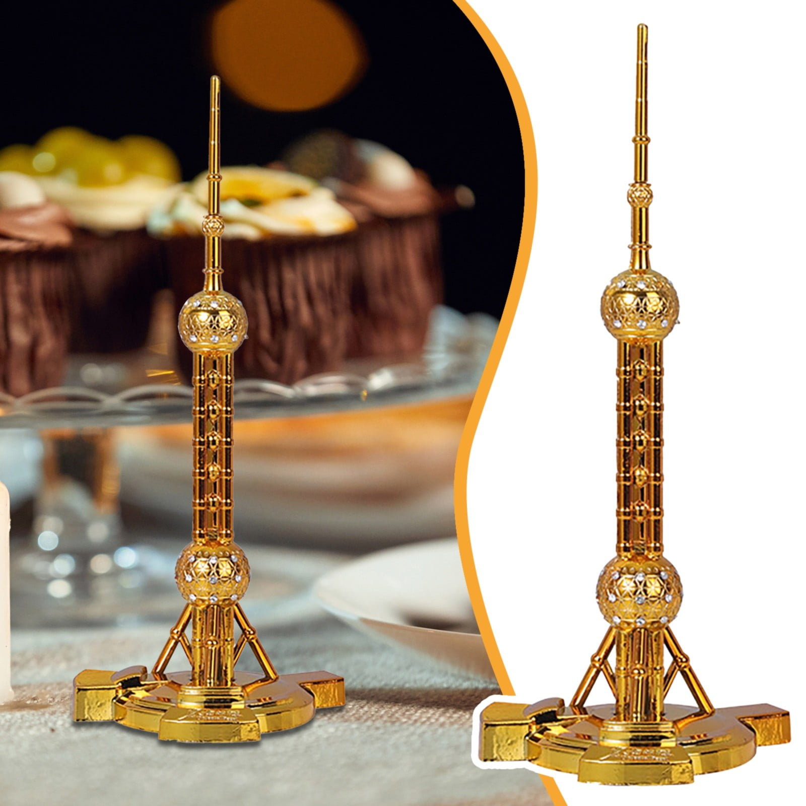 Syinda Oriental Pearl TV Tower Tower Building Model Gift Home Desktop ...