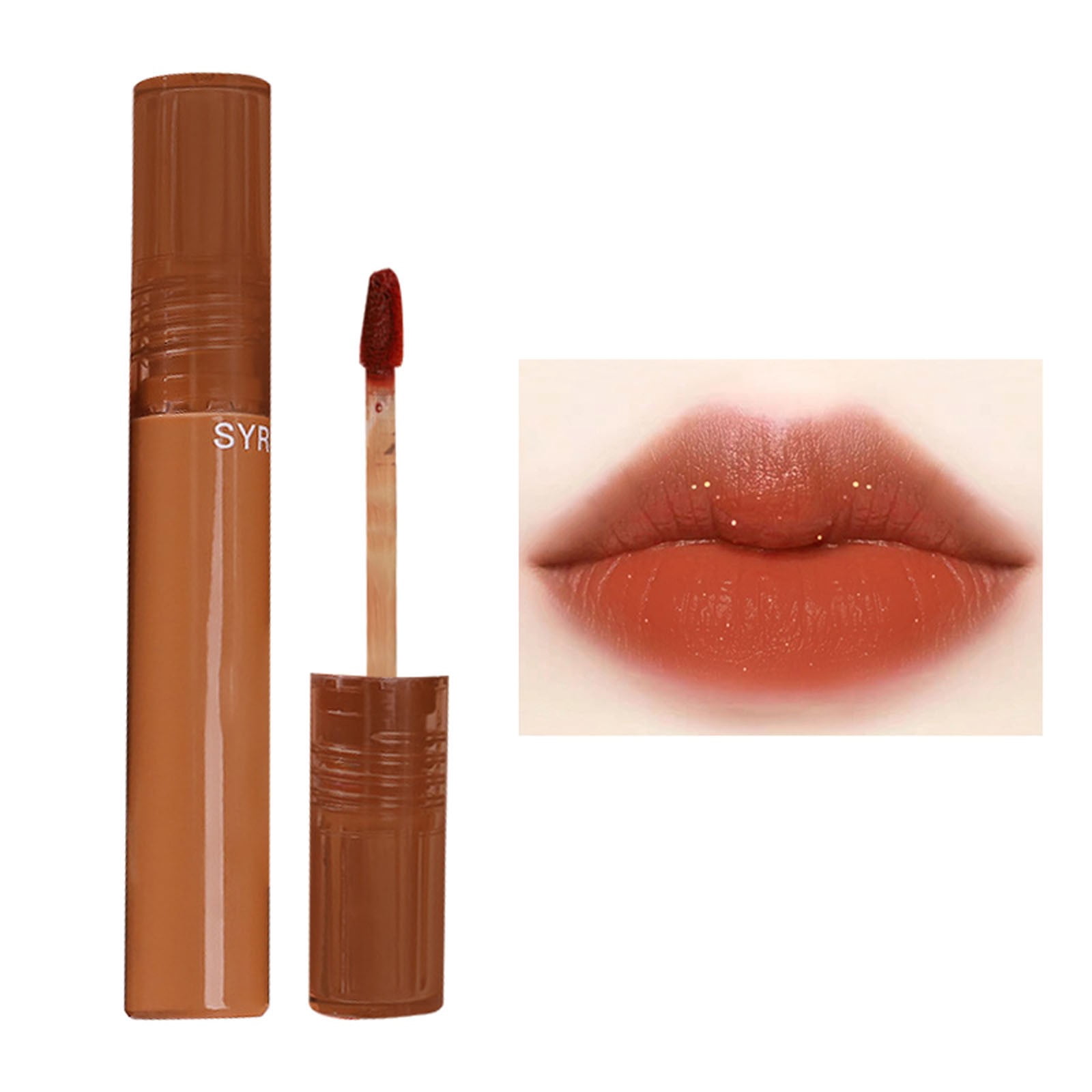 Syinda Red Lipstick Velvet Color Lip Makeup Does Not Fade Moisturizing ...