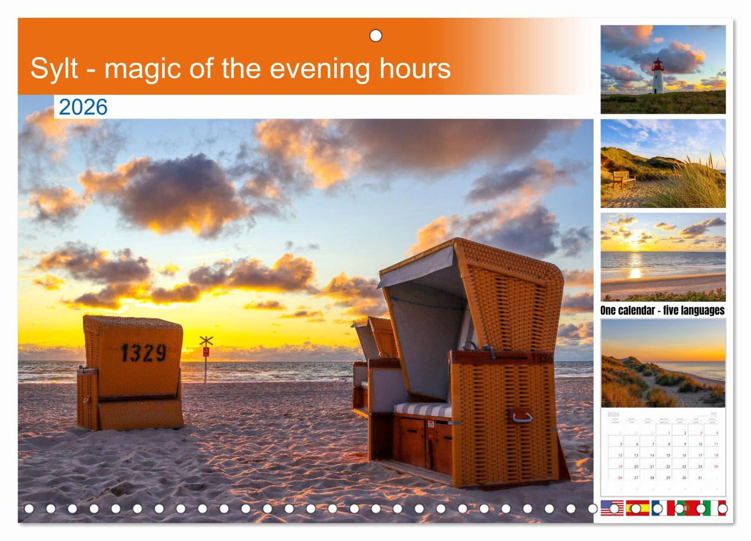 Sylt - magic of the evening hours (Monthly Wall Calendar 2026 16.5 x 23 ...