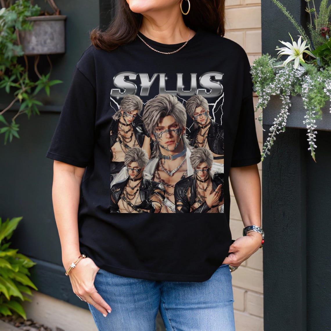 Sylus Love and Deepspace t-shirt, sylus vintage T-shirt,Black Color ...