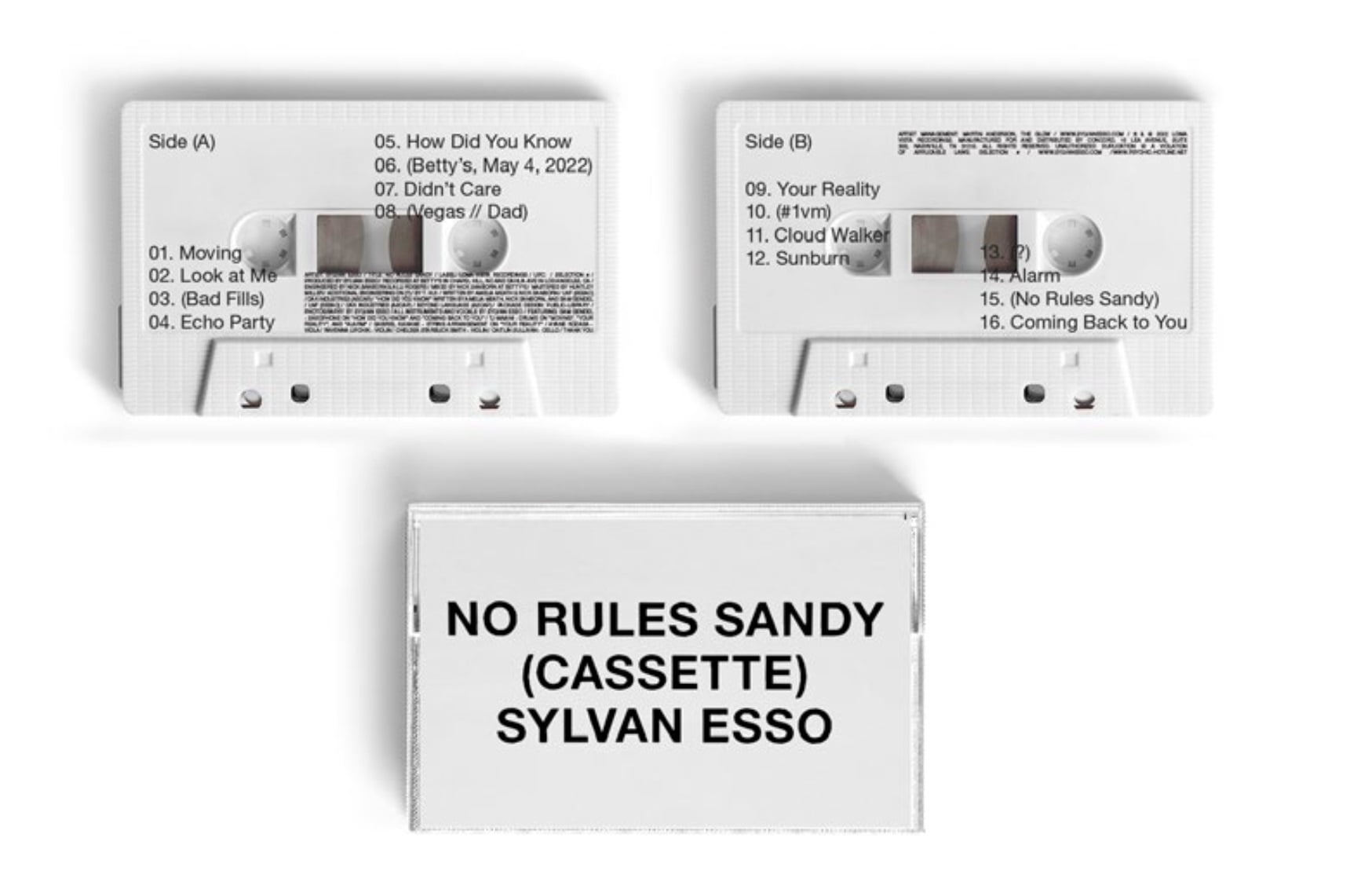 Sylvan Esso No Rules Sandy [White Cassette] Music Cassette Tapes ...