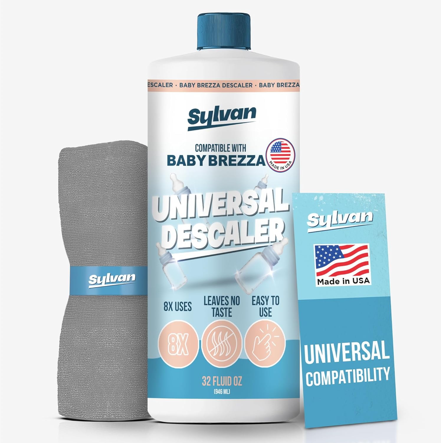 Sylvan Hills Descaler Compatible with Baby Brezza Machines | 32 Oz | 12 ...