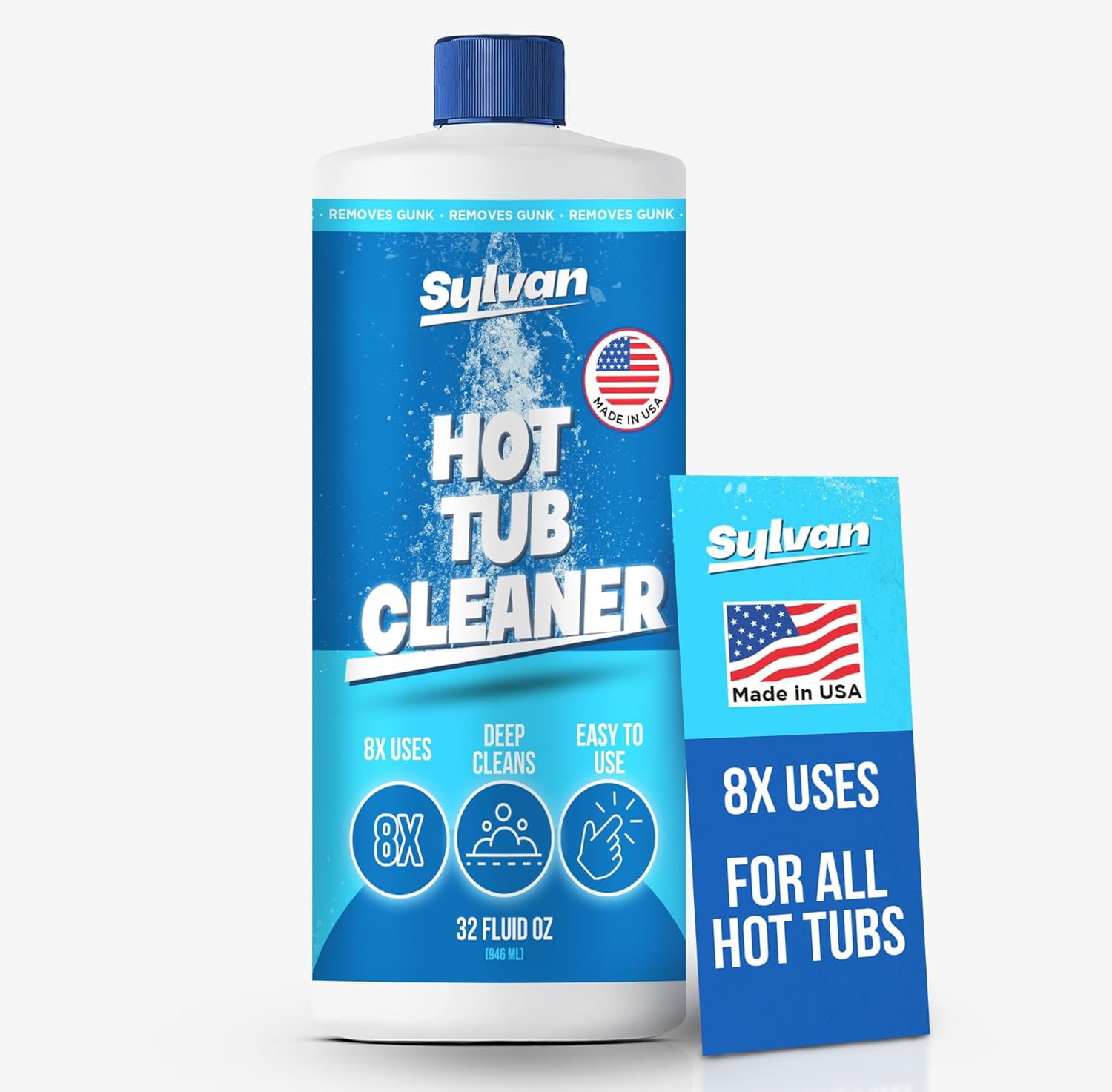 Sylvan Hills Hot Tub Cleaner | For Spas, Jetted Tubs, Whirlpools | 32 ...