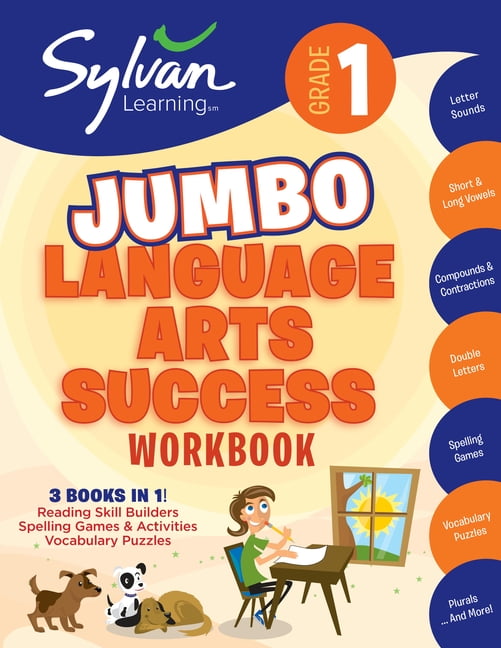 Sylvan Language Arts Jumbo Workbooks 1st Grade Jumbo Language Arts ...