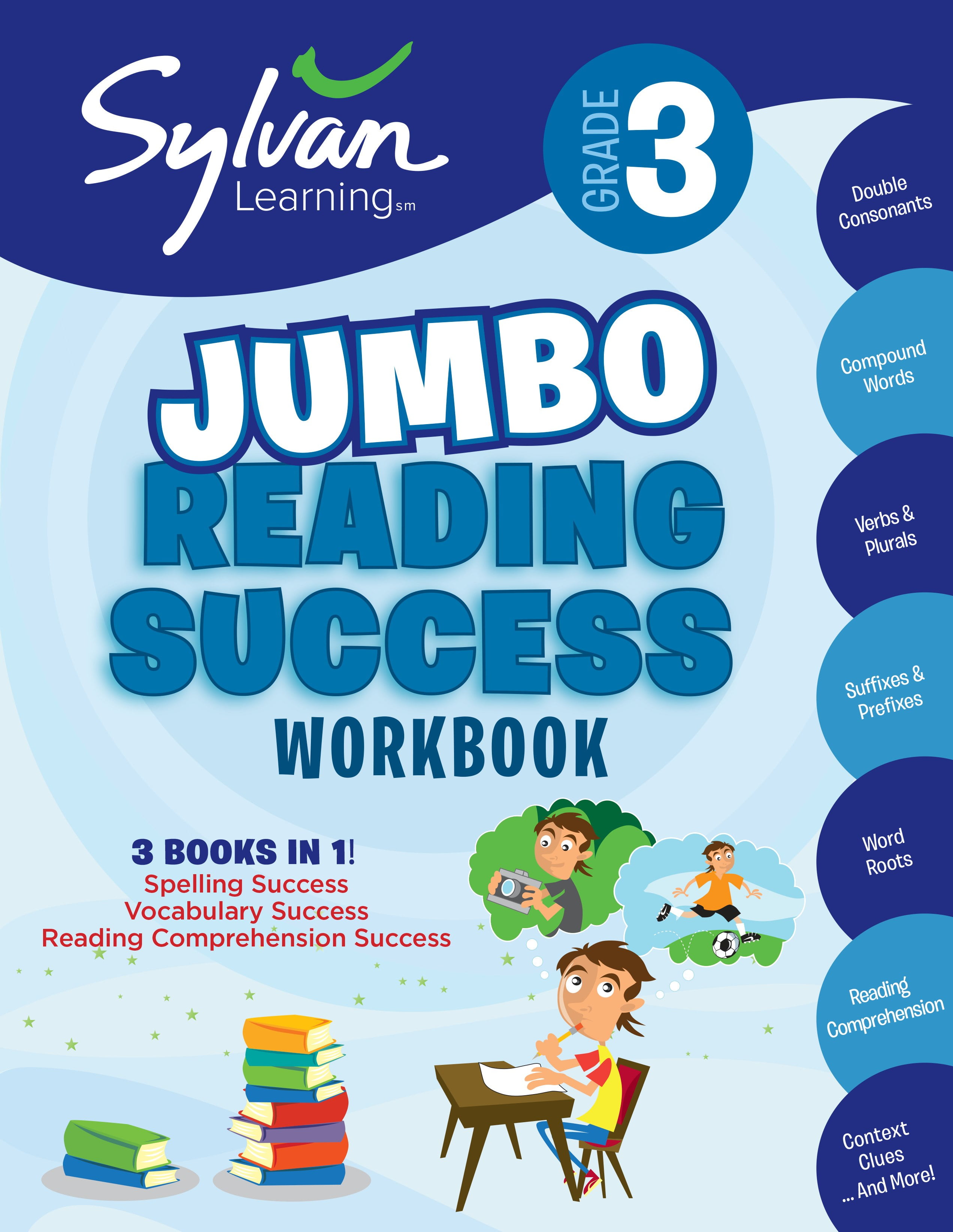 Sylvan 3rd Grade BIG SCHOOL Jumbo Reading Success Workbook: Spelling ...