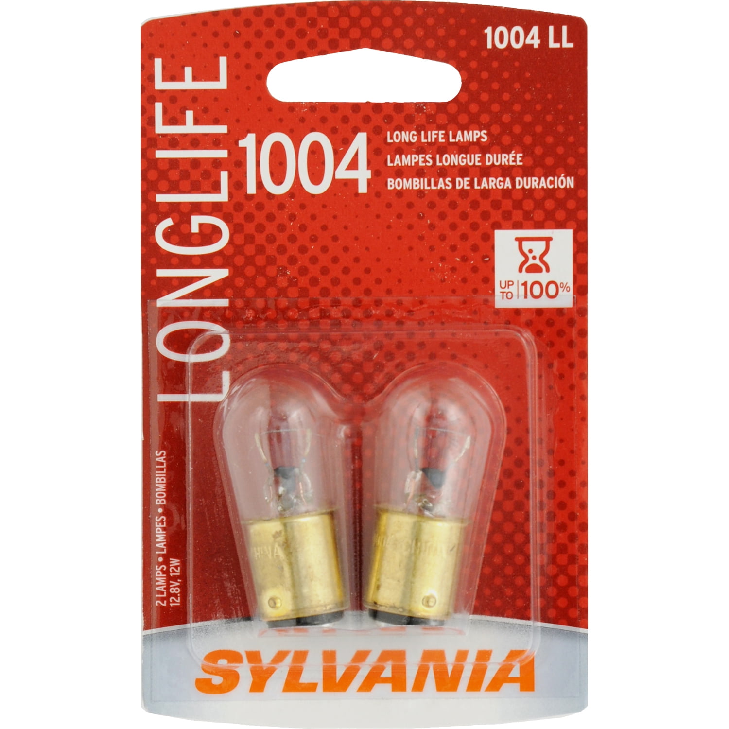 Sylvania 1004 Long Life Halogen Auto Mini Bulbs, Pack of 2. - Walmart.com