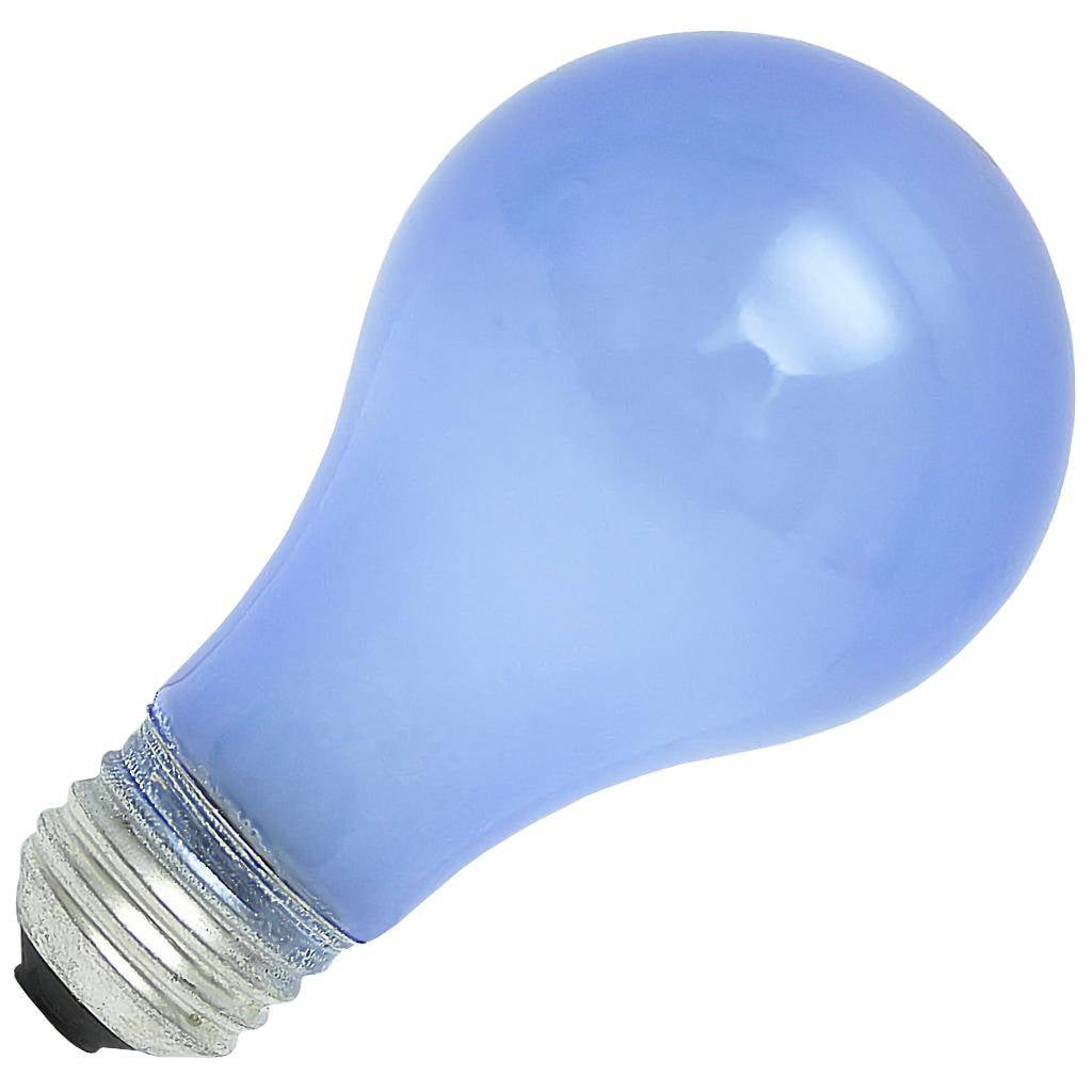 Sylvania 10094 - 60A19/OBLUE 120V Standard Solid Ceramic Colored Light ...