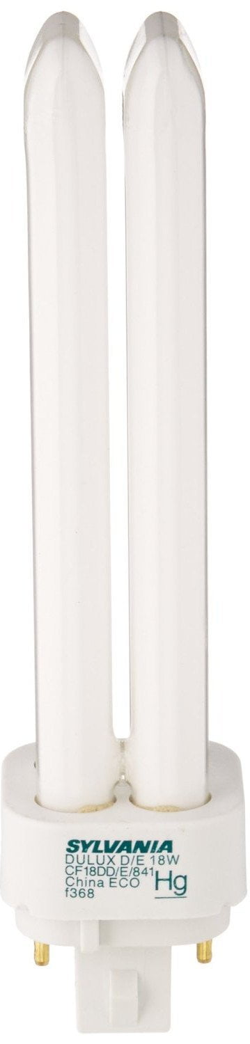 Sylvania 20668 (12-Pack) CF18DD/E/841/ECO 18-Watt Double Tube Compact ...